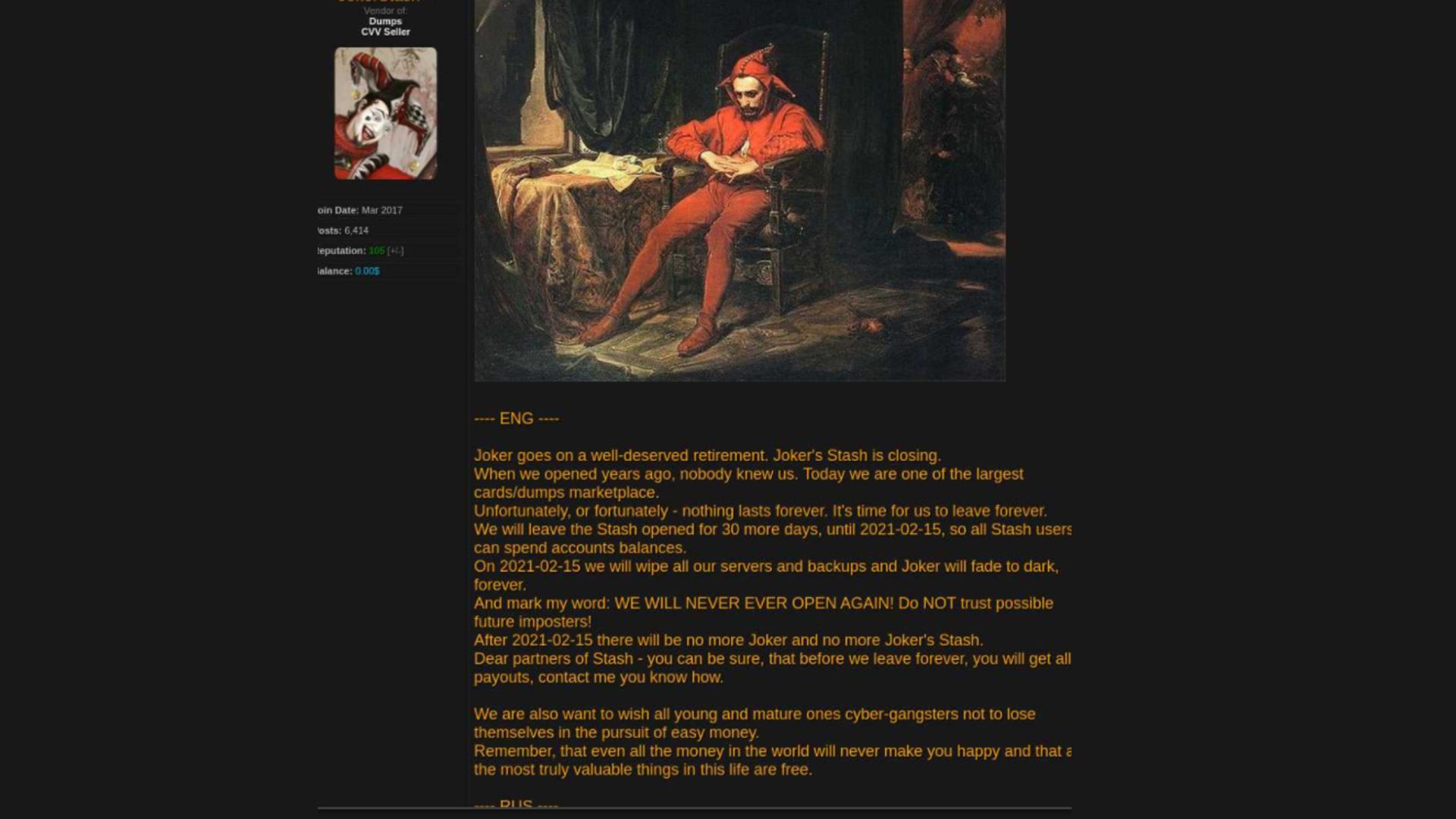 Dark Net Markets Going Out of Business: Where are...
