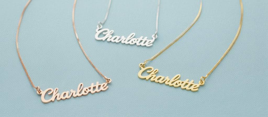 Charlotte Name Necklace Best Designs | TheoGrace...